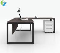 China Melamine One Person Executive Office Desk L Shaped For Manager for sale
