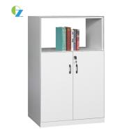 China 5mm Slim Edge Steel Office Modular file Cabinet Up Open And Down Swing Door for sale