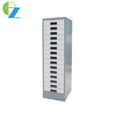 China Storage Metal Vertical Steel Filing Cabinet 15 Drawer Multi Function for sale