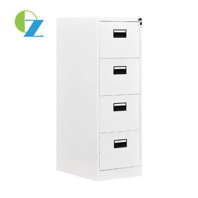 China Metal Document Vertical Steel Filing Cabinets 4 Drawer Foldable for sale