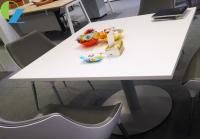 China White Round Or Square Meeting Table Coffee Table And Negociation Desk for sale