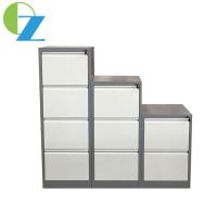China Assembled 3 Layer Steel Office Vertical File Cabinet Metal Drawer Units for sale