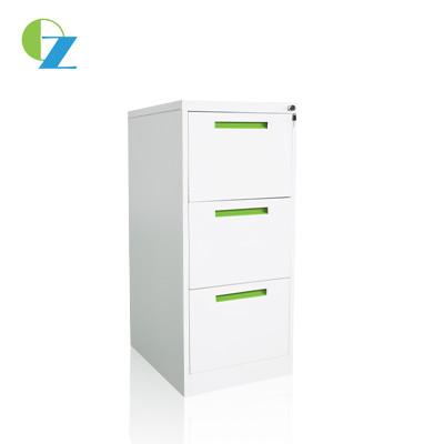 China Metal 3 Drawer Steel Filing Cabinet School Family Universal Assembled for sale