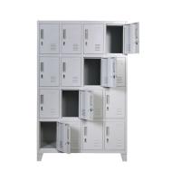 China Differential 16 Door Metal Steel Office Lockers 1.2mm Thickness for sale