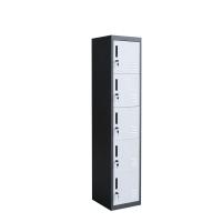 China 5 Doors Bedroom Storage Steel Cabinet Electrostatic Powder Coating for sale
