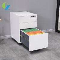 China Electronic Metal Password Lock Mobile Pedestal Cabinet 3 Drawer for sale