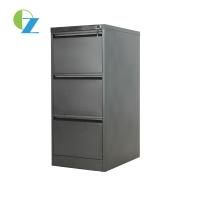 China Goose Neck Handle Steel 3 Drawer Document Storage Cabinet With Lock Key for sale