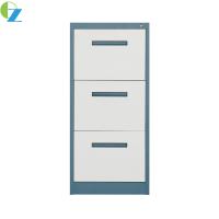 China KD Or Assemble 3 Drawer Vertical Filing Cabinet Office Steel Cupboard for sale