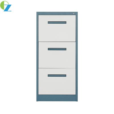 China KD Or Assemble 3 Drawer Vertical Filing Cabinet Office Steel Cupboard for sale