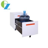 China Movable Under Desk Rolling Pedestal File Cabinet 2 Box Drawers Steel for sale