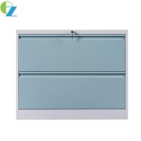 China W900mm Cold Rolling Steel Office Lateral File Cabinets 2 Drawer Fully Opened for sale
