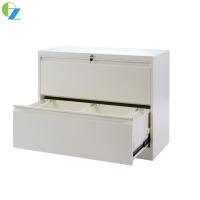 China W900mm Cold Rolling Steel Office Lateral File Cabinets 2 Drawer Fully Opened for sale