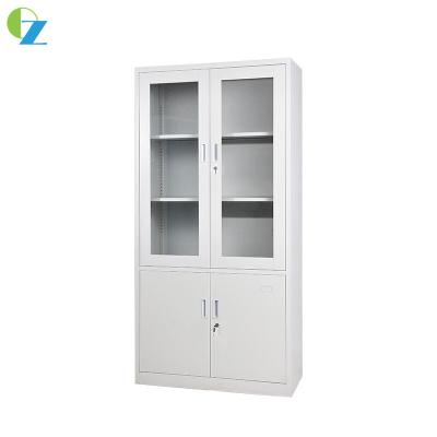 China Glass Swing Door Steel Office Cupboard Office Filing Cabinet for sale