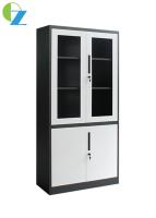 China Glass Swing Door Steel Office Cupboard Office Filing Cabinet for sale