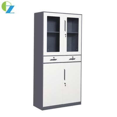 China white 1mm Two Drawer Steel Filing Cabinet Assembly Structure for sale