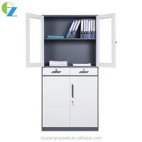 China white 1mm Two Drawer Steel Filing Cabinet Assembly Structure for sale