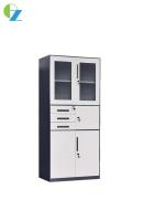 China Thickness 0.5-1mm 3 Drawer Metal File Cabinet KD Structure for sale