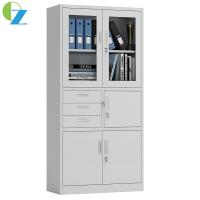 China Thickness 0.5-1mm 3 Drawer Metal File Cabinet KD Structure for sale
