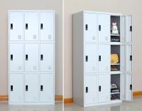 China Swing 9 Door Metal Office Lockers Furniture Steel Storage Cabinet for sale