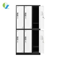 China OEM Disassemble Steel Office Lockers School Gym Office Furniture 6 Door For Cloth for sale