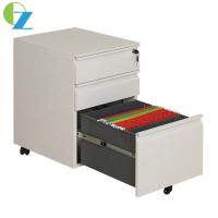 China 0.7mm Slim Mobile Pedestal Cabinet With Lock Office Storage Cupboards for sale