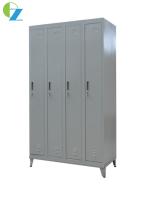 China Lateral 0.6mm 4door Steel Office Lockers Gym School Changing Room Locker for sale