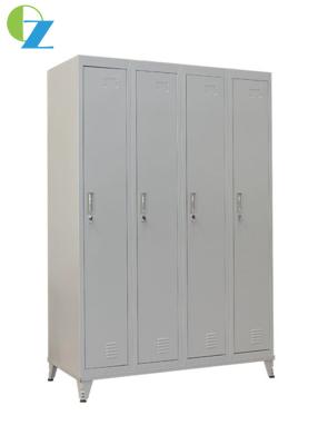 China 4 Door Steel Office Lockers Gym School Changing Room Locker for sale