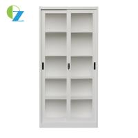 China 900MM Width Metal Office Cupboard With KD Structure Office Furniture for sale