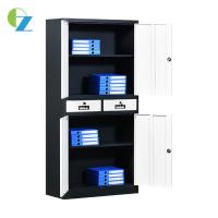China Workshop Tools Steel Office Cupboard Electrostatic Coating Metal Office Cupboards for sale