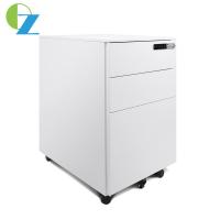 China Electronic Password Lock 3 Drawer Rolling File Cabinet Movable Drawer Cabinet for sale