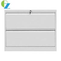 China Wide Office Lateral File Cabinets Steel Storage File Cabinets 2 Drawer Metal Lockable for sale