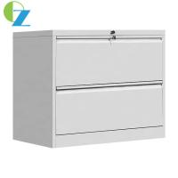 China Wide Office Lateral File Cabinets Steel Storage File Cabinets 2 Drawer Metal Lockable for sale