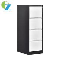 China Lockable Office Lateral File Cabinets Hanging 4 Drawer Document Cabinet Metal for sale