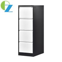 China Office Furniture 4 Drawer Steel Filing Cabinet With Partition In Drawers K/D Structure for sale