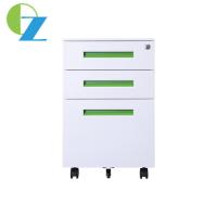 China Customized Metal Mobile Pedestal Cabinet Assembled Structure 3 Drawers Filing Cabinet for sale
