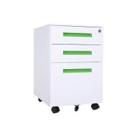 China Customized Metal Mobile Pedestal Cabinet Assembled Structure 3 Drawers Filing Cabinet for sale