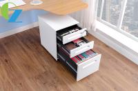 China Economical Steel Office Furniture 3 Drawer Mobile Cabinet Filing Storage Pedestal for sale