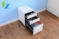 China Economical Steel Office Furniture 3 Drawer Mobile Cabinet Filing Storage Pedestal for sale
