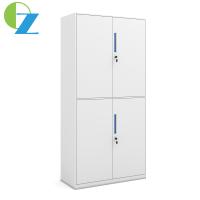 China 2 Door Office Slim Metal Storage Cabinet High File Swing Steel for sale