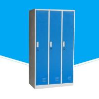 China 3 Door Thick 0.5mm Locker Office Cabinets For School Students for sale