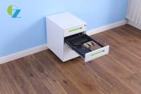 China Office Mobile Pedestal Filing Cabinet With Keys Steel With 3 Drawers for sale