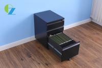 China Anti Tilt Designs Fashional Mobile Pedestal Cabinet 3 Drawer Gooseneck Metal Steel for sale