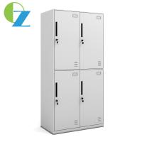 China Slim Laterl 4 Door Metal Storage Wardrobe Home Office Furniture for sale