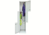 China Z Door H1850mm Vertical Steel Office Lockers Wardrobe Gym School Cabinet for sale