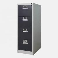 China Spcc 4 Drawer Vertical Steel Filing Cabinets Electrostatic Powder Coating for sale