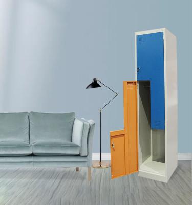 China Z Door H1850mm Vertical Steel Office Lockers Wardrobe Gym School Cabinet for sale