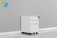 China Gooseneck Recessed Handle Steel Drawer File Cabinet Movable Office Equipment for sale