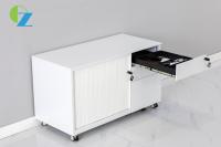 China Office Steel Tambour Door Cabinet 3 Drawer Mobile Pedestal for sale