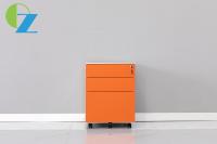 China 3 Drawers Mobile Pedestal Cabinet Lockable Side Open Non Kd for sale