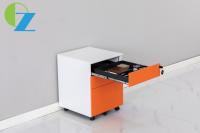 China 3 Drawers Mobile Pedestal Cabinet Lockable Side Open Non Kd for sale